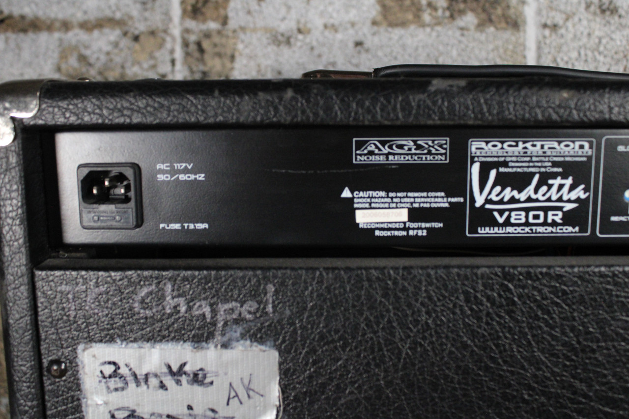 Rocktron Vendetta V80R Guitar Combo Amp (Used)