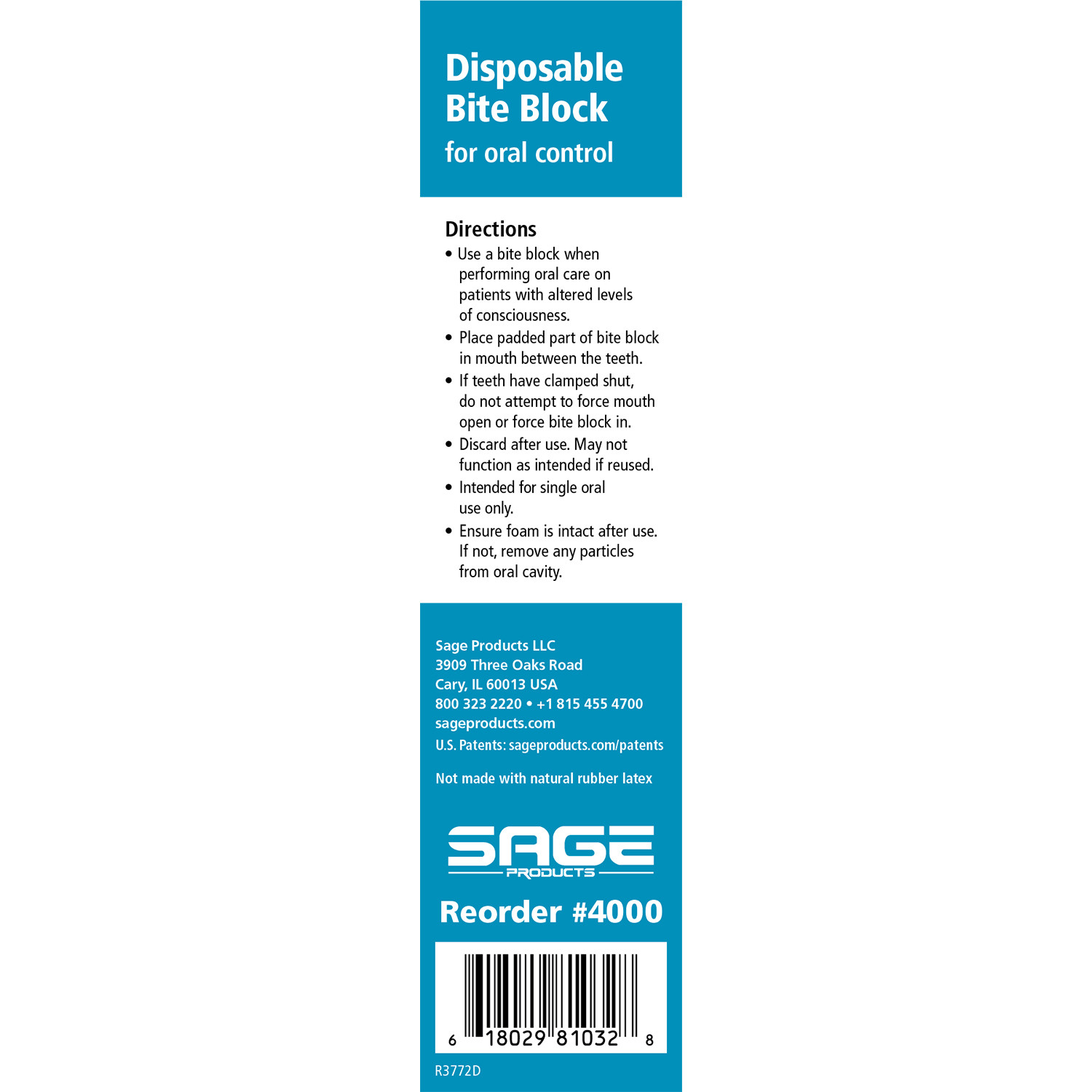 Bite Block for Oral Care | Stryker Home Care