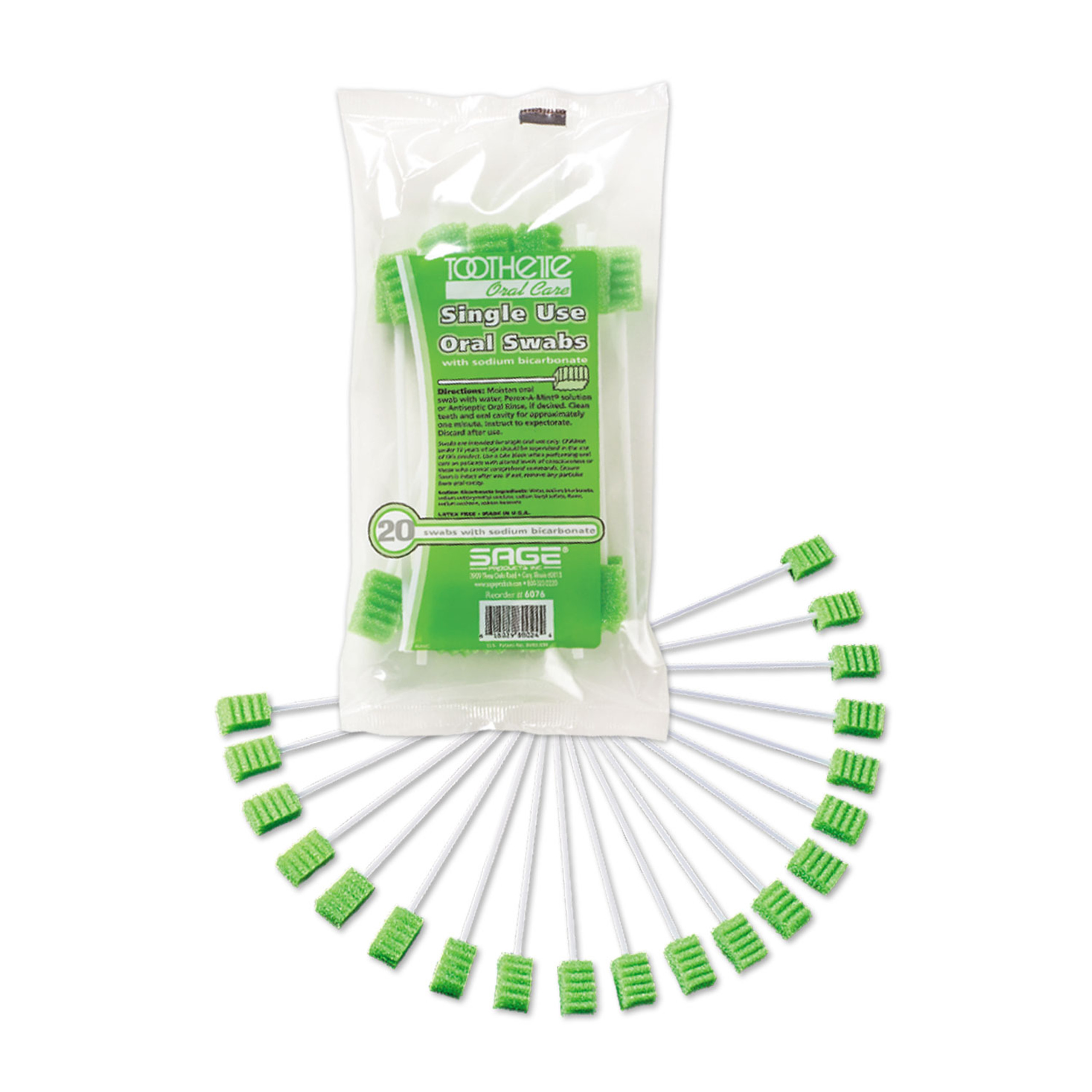 Sage Toothette Plus Oral Swabs | Stryker Home Care