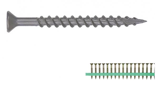 MURO CHIPBOARD SCREW CL3 STRIP 8 x 50mm - Cost Less Bolts