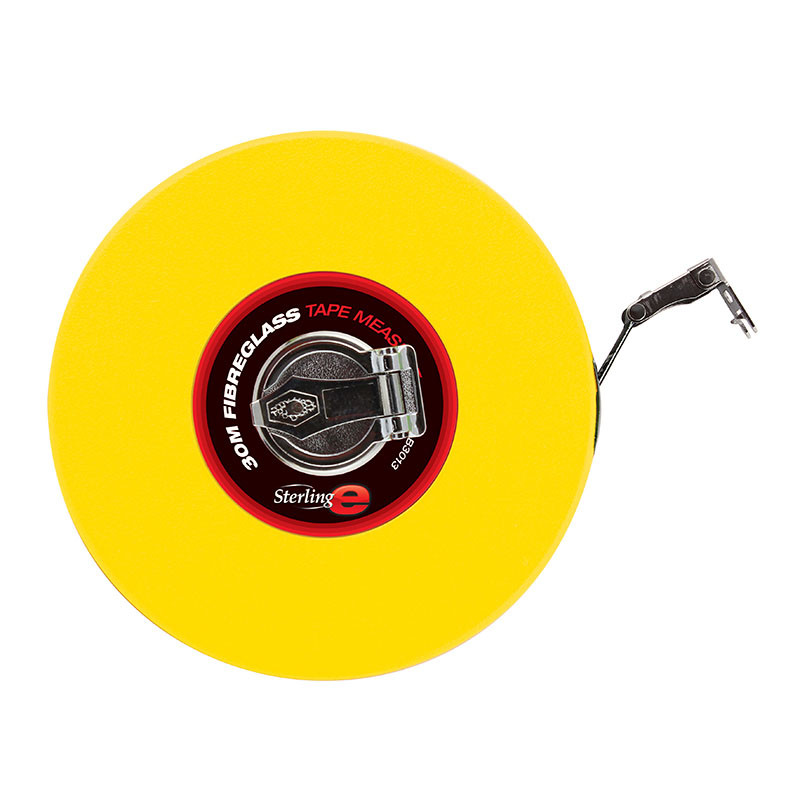 30m Closed Case Fibreglass Tape Measure - Cost Less Bolts