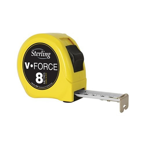 8m x 25mm V-Force Fluro Green, Orange or Yellow Measuring Tape - Cost ...