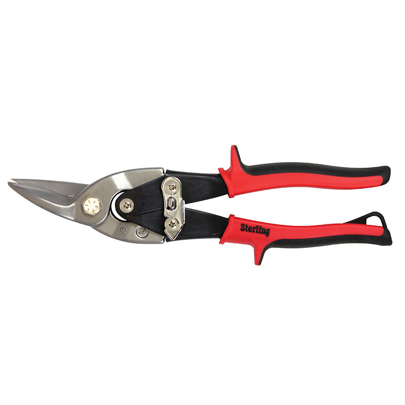 Red Left Cut Aviation Snips - Cost Less Bolts