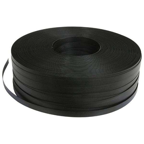 Black Heavy Duty Hand Strapping Polypropylene 19mm x 1000mtr - Cost ...