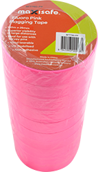 FLUORO PINK FLAGGING TAPE - Cost Less Bolts