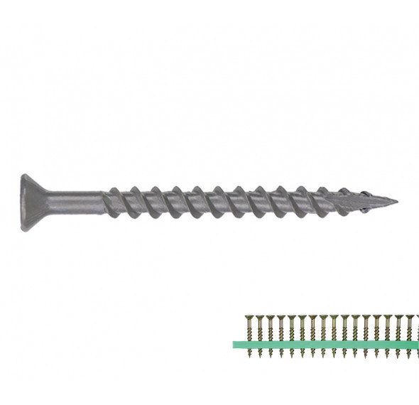 MURO TYPE 17 COUNTERSUNK SCREW CL3 STRIP - Cost Less Bolts
