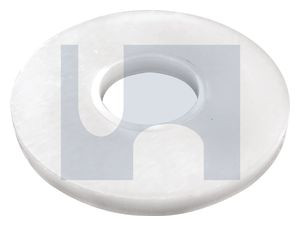 NYLON NATURAL FLAT ROUND WASHER METRIC - Cost Less Bolts