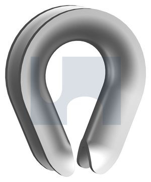 STAINLESS 304 WIRE ROPE OPEN THIMBLE - Cost Less Bolts