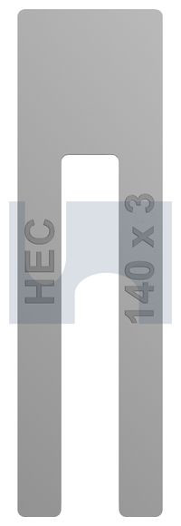 ALUMINIUM 140mm PACKING SHIM - WINDOW SHIMS