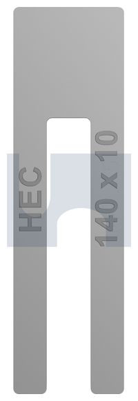 ALUMINIUM 140mm PACKING SHIM - WINDOW SHIMS