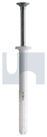 STAINLESS 304 HAMMER SCREW CYLINDRICAL COLLAR NYLON PLUG MUNGO