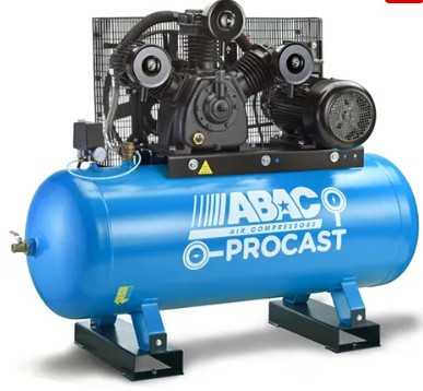 ABAC AIR COMPRESSOR, BELT DRIVE STATIONARY 3 PHASE, 10HP, 270LTR, FAD ...