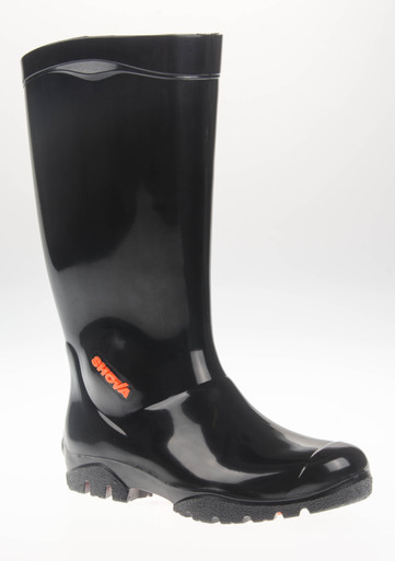 SHOVA BLACK NONSAFETY GUMBOOT - Cost Less Bolts