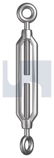 GALVANISED TURNBUCKLE EYE + EYE - Cost Less Bolts