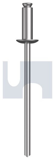 RIVET 5056 ALUM/STEEL DOME HEAD PEEL - Cost Less Bolts
