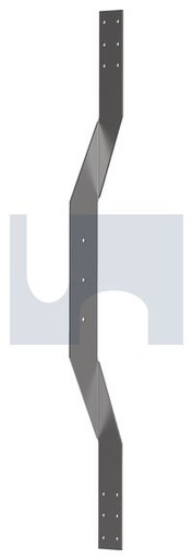 GALVANISED CYCLONE TIE DOWN STRAP PUNCHED - Cost Less Bolts