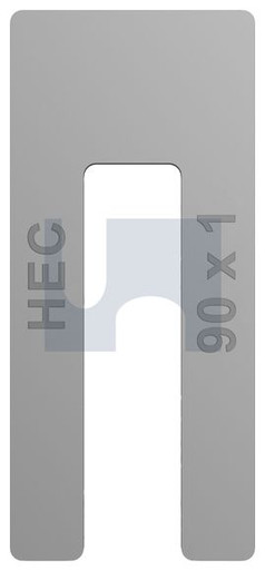 ALUMINIUM 90mm PACKING SHIM - WINDOW SHIMS