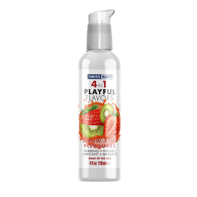 4 in 1 Playful Flavors Water-Based Flavored Lubricant 4oz | Infinity ...