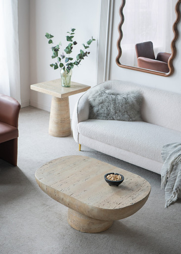 CEMENT COFFEE TABLE - Ishka