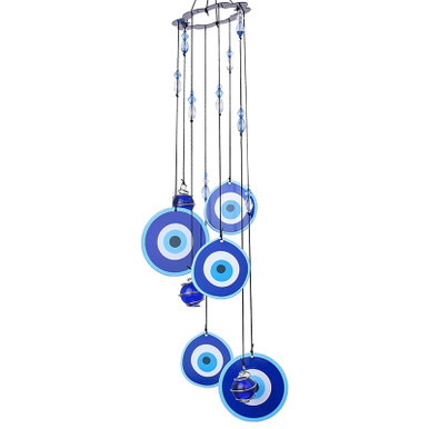 Turkish Wind Chimes Blue Wall Hanging - Ishka