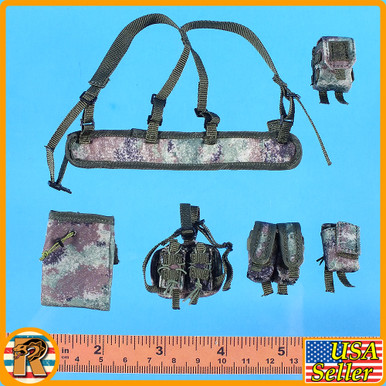 Female Precision Shooter - Belt & Harness & Pouches #2 - 1/6 Scale