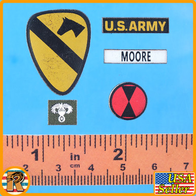Vietnam LT Col Moore - Patches Set - 1/6 Scale