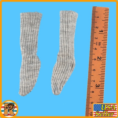 Vietnam USMC Hue - Grey Socks - 1/6 Scale