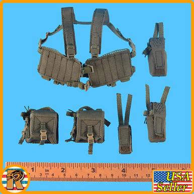 PMC Weapon Specialist - Chest Rig Harness Set - 1/6 Scale