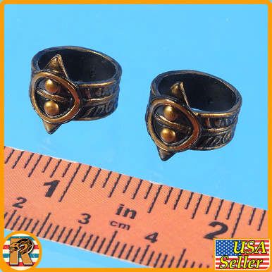 Celtic Bravery Wildheart (Gold) - Upper Arm Armor #2 - 1/6 Scale