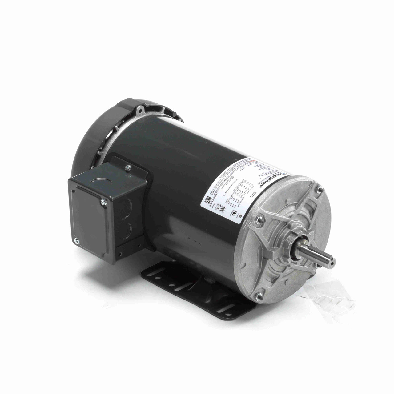 G368A, 2 Hp, 3600 Rpm, 56H FR, 575 Vac, 3 PH, TEFC, Rigid Base, General ...
