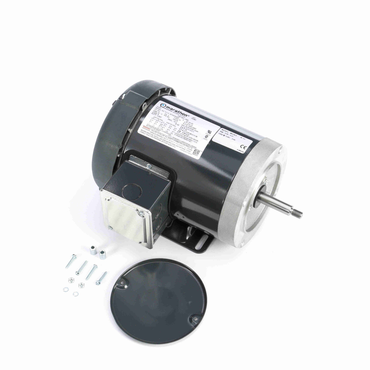 J062, 3/4 Hp, 3600 Rpm, 56J FR, 208-230/460 Vac, 3 PH, Totally Enclosed ...