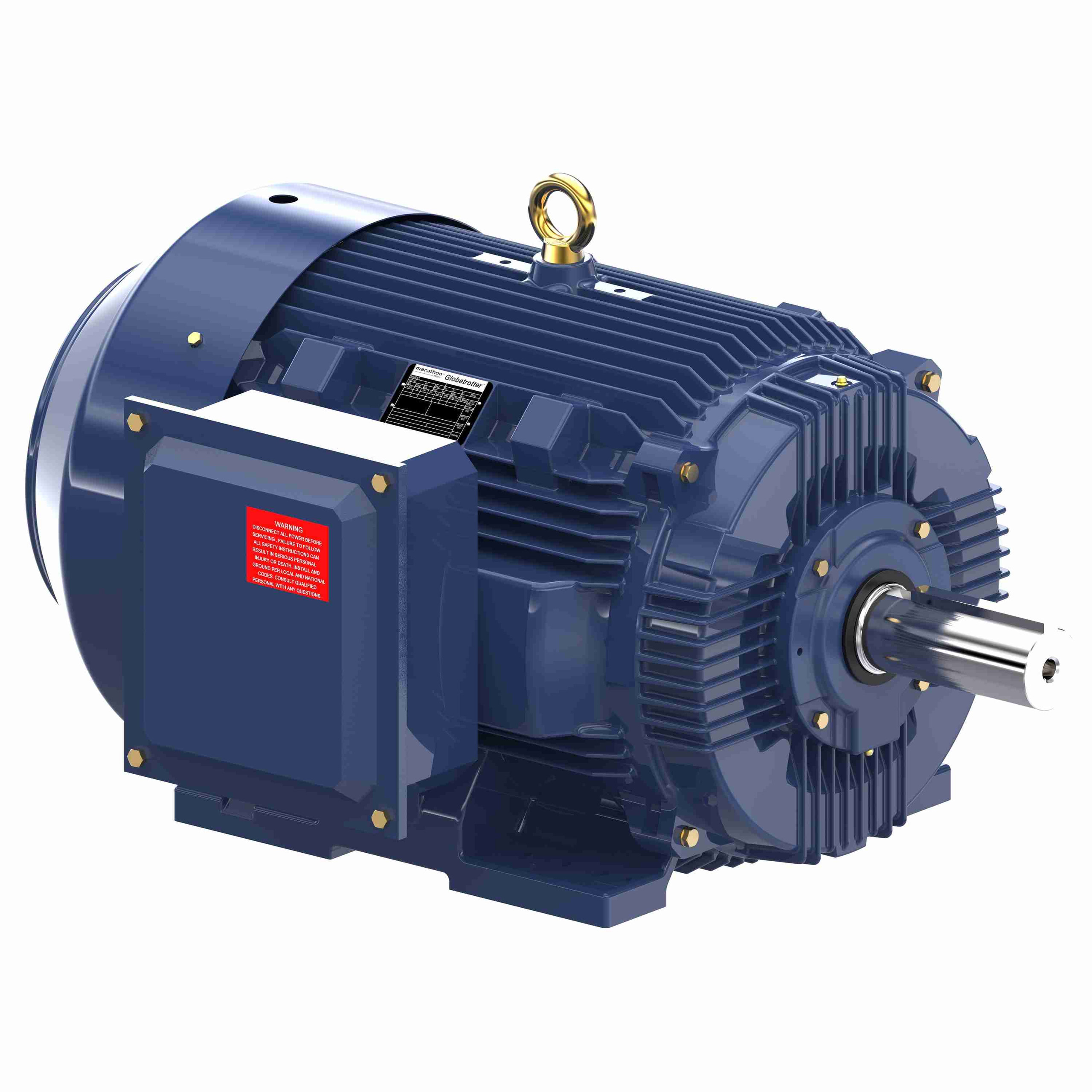 GT1052A, 150 Hp, 1800 Rpm, 445T FR, 460 Vac, 3 PH, TEFC, Rigid Base ...