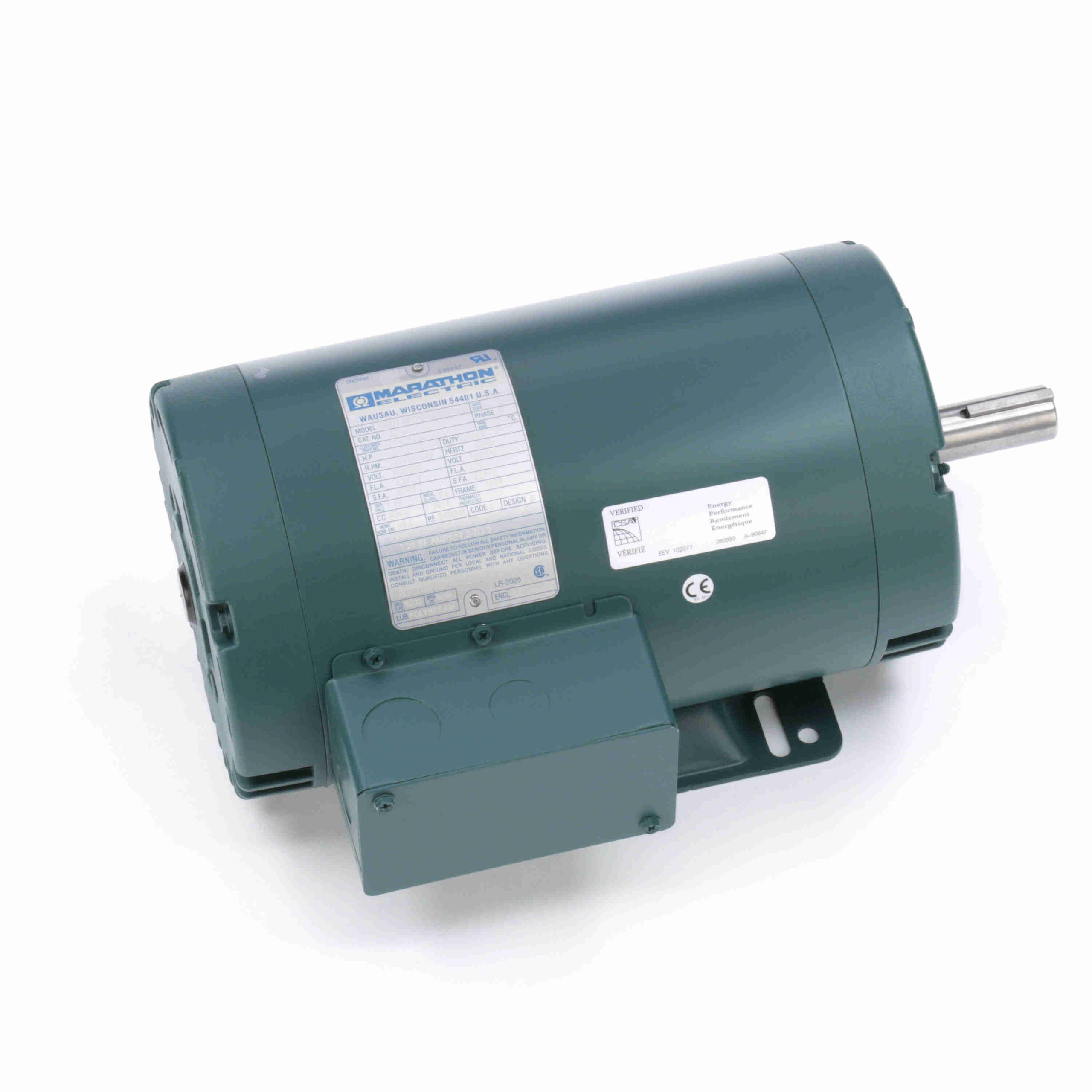 U760, 2 Hp, 1800 Rpm, 145T FR, 208-230/460 Vac, 3 PH, DP, Rigid Base ...