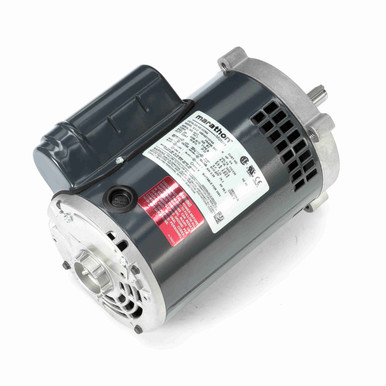 G238A, 3/4 Hp, 3600 Rpm, 56C FR, 115/230 Vac, 1 PH, Dripproof, C-Face ...