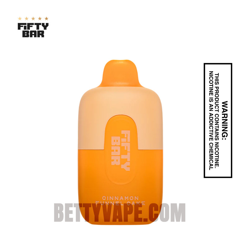Cinnamon Funnel Cake Fifty Bar Disposable Vape | Betty Vape