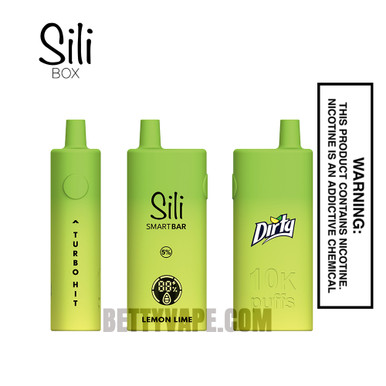 Dirty Lemon Lime Sili Smart Bar Vape - 10000 Puffs