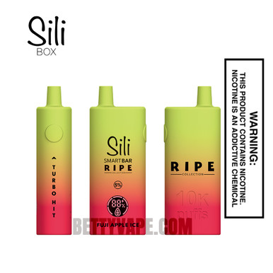 Ripe Fuji Apple Ice Sili Smart Bar Vape - 10000 Puffs