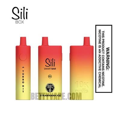 Strawnana Ice Sili Smart Bar Vape - 10000 Puffs | BettyVape