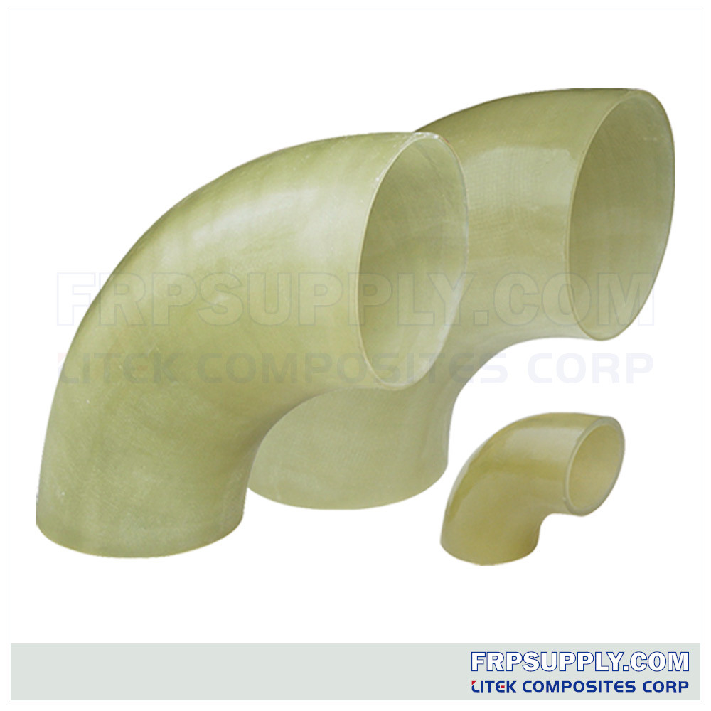 FRP 90 Degree Elbow - Fiberglass 90 Degree Elbow # FRPsupply