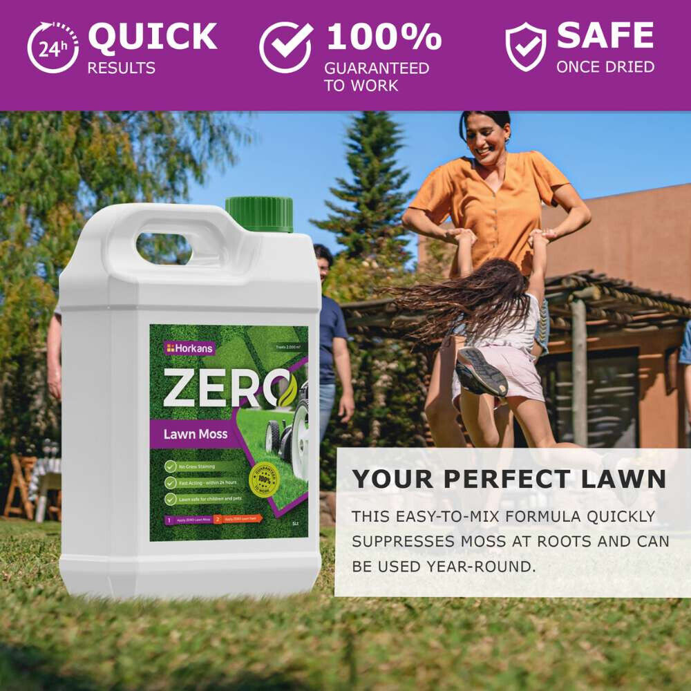 Buy Zero Lawn Moss Remover - Results in 24 Hours!