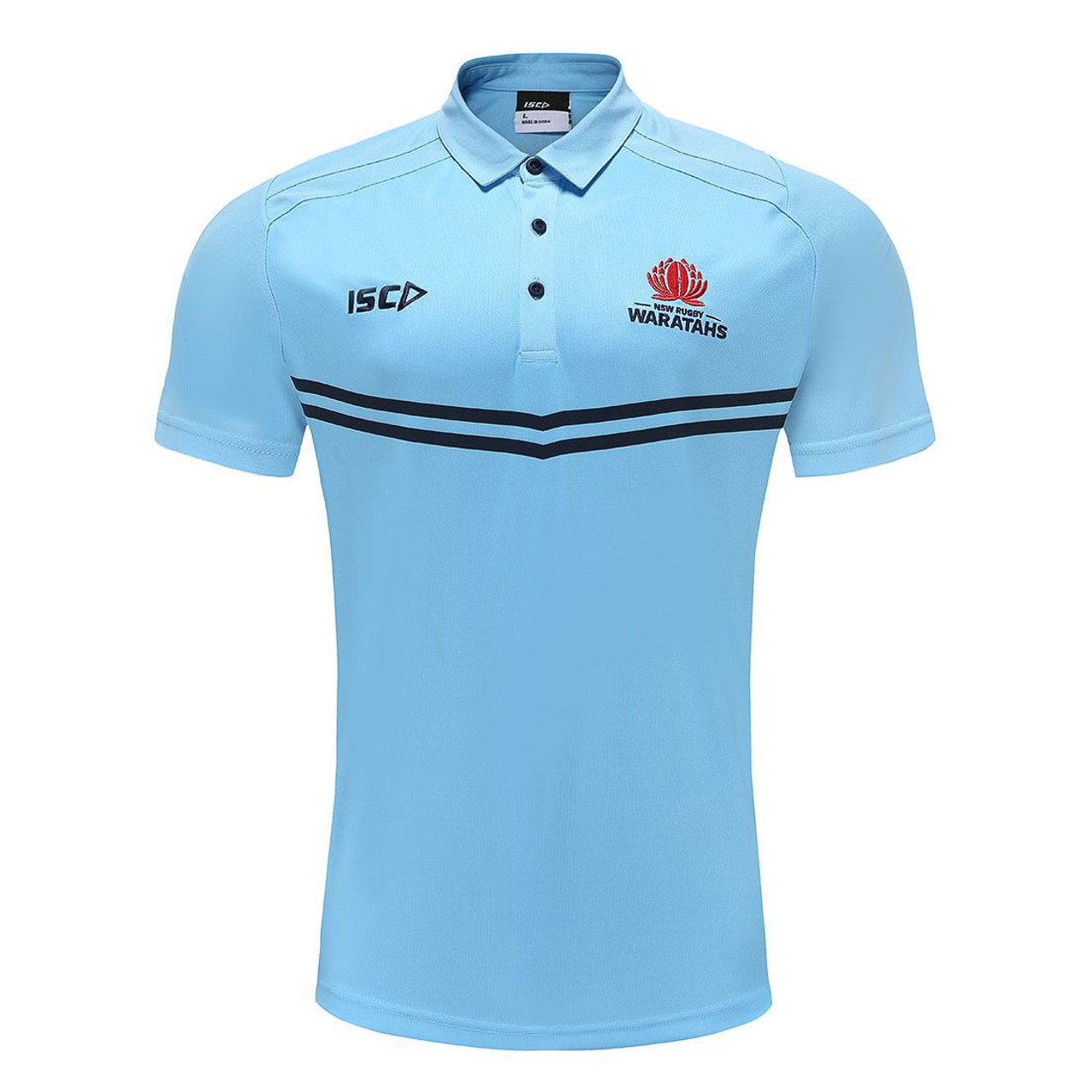 Nsw Waratahs Media Polo Shirt Mens Ozsportsdirect