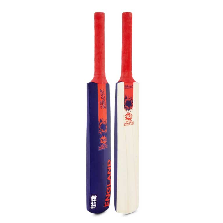 ICC T20 Cricket World Cup England Mini Bat - OzSportsDirect