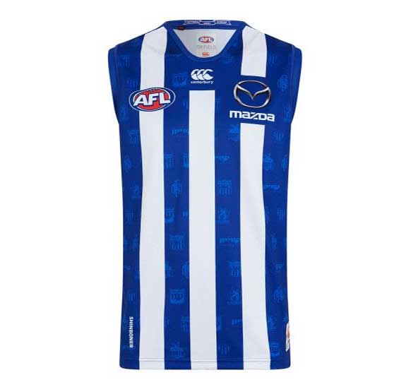 North Melbourne Kangaroos Replica Home Guernsey - Men's - OzSportsDirect