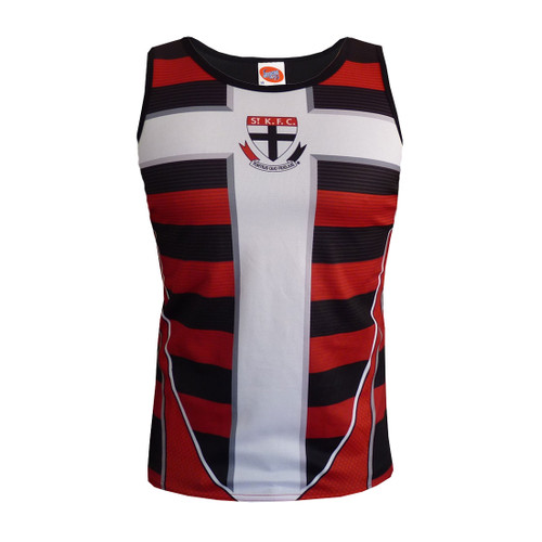 St Kilda Saints Training Singlet - Kids | OzSportsDirect