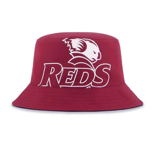 Queensland Reds Reverisble Bucket Hat - Adult | OzSportsDirect