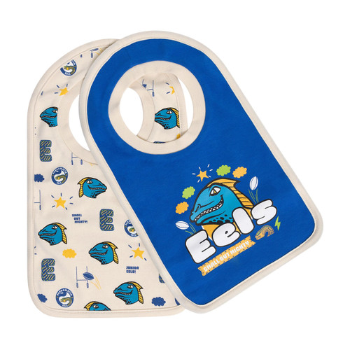 Parramatta Eels Baby 2-Piece Bib Giftset | OzSportsDirect