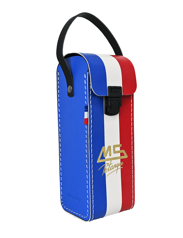 MS - French 3 Boule Leather Bag