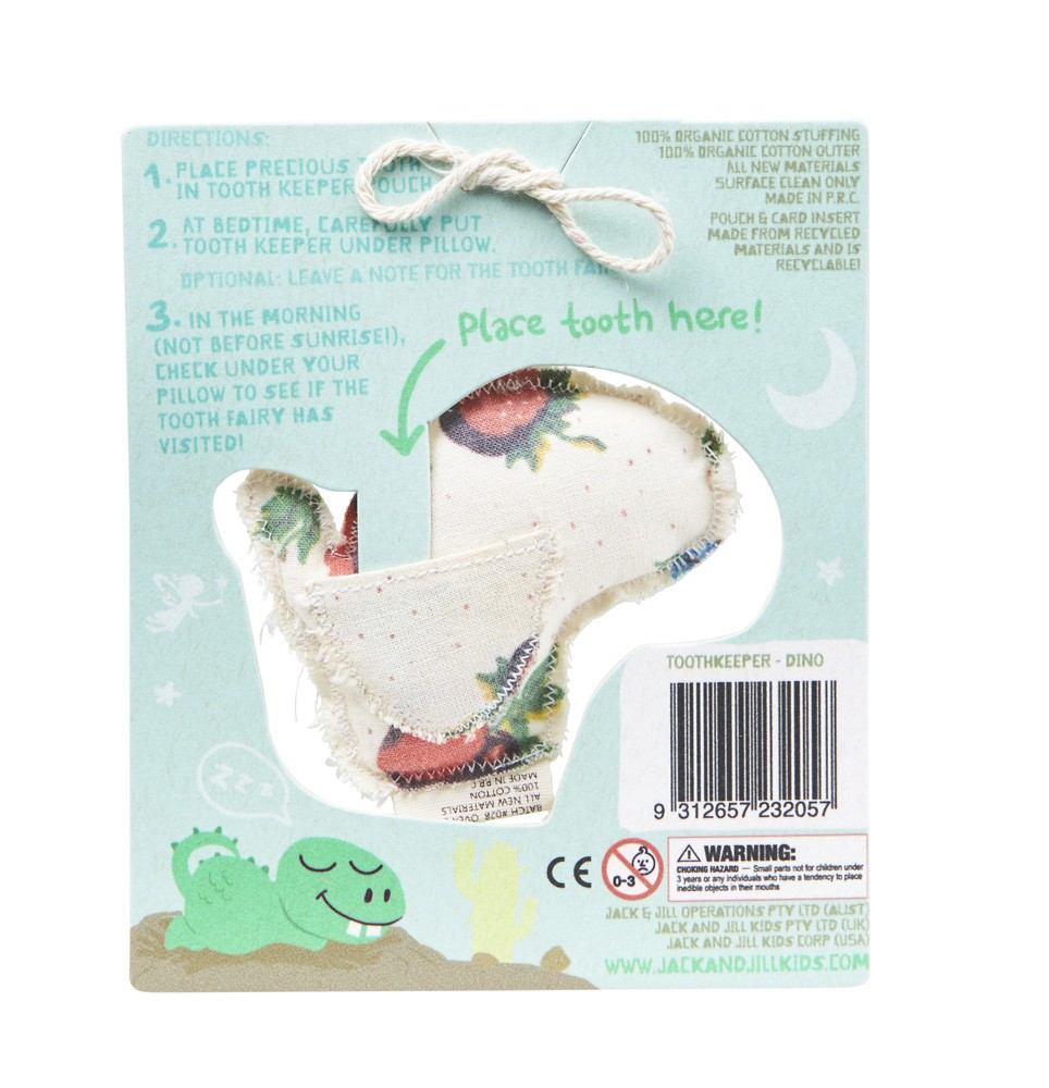 Jack and Jill Tooth Keeper - Dino - Bubbalooz