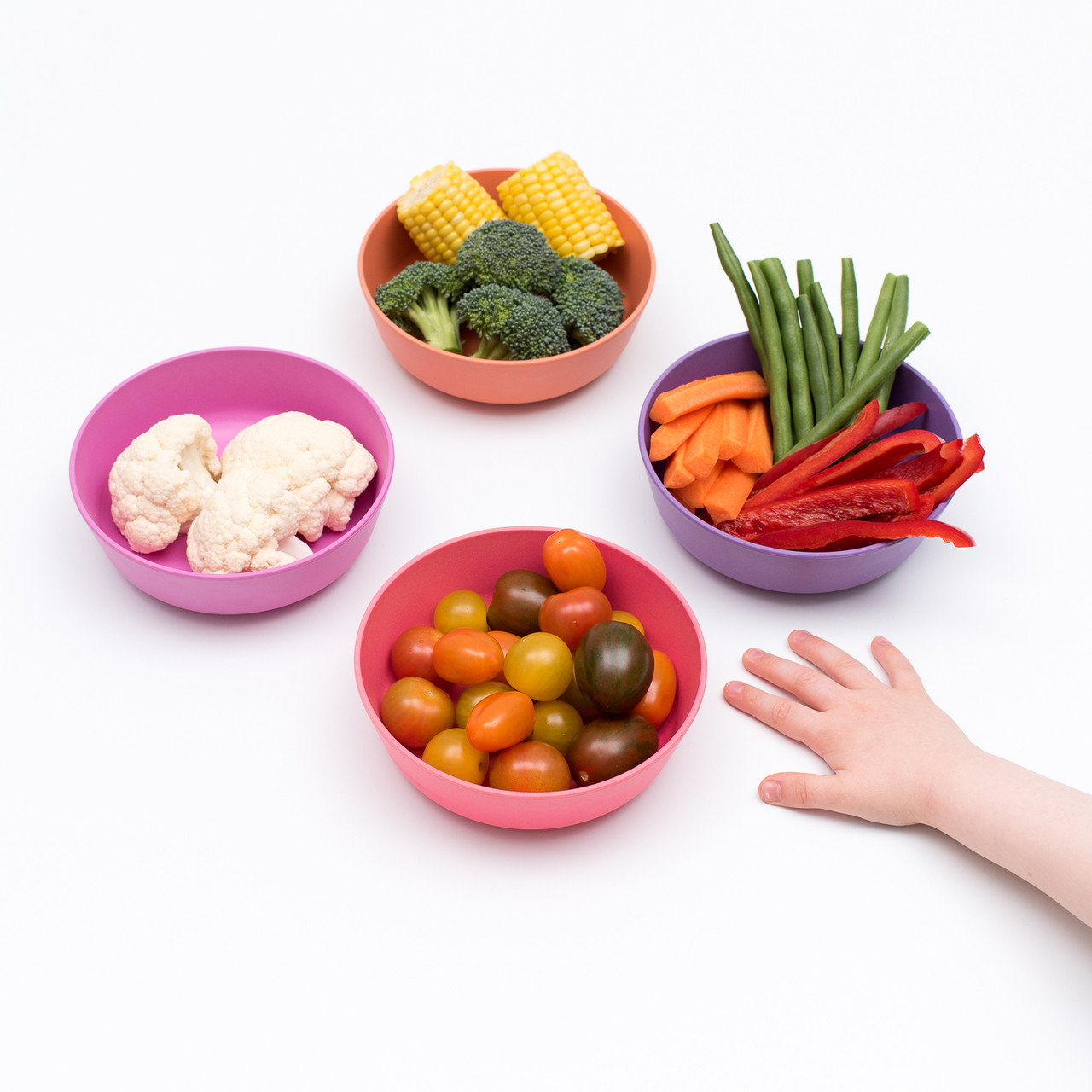 bobo&boo Dinner Bowls (4 pack) - Sunset - Bubbalooz