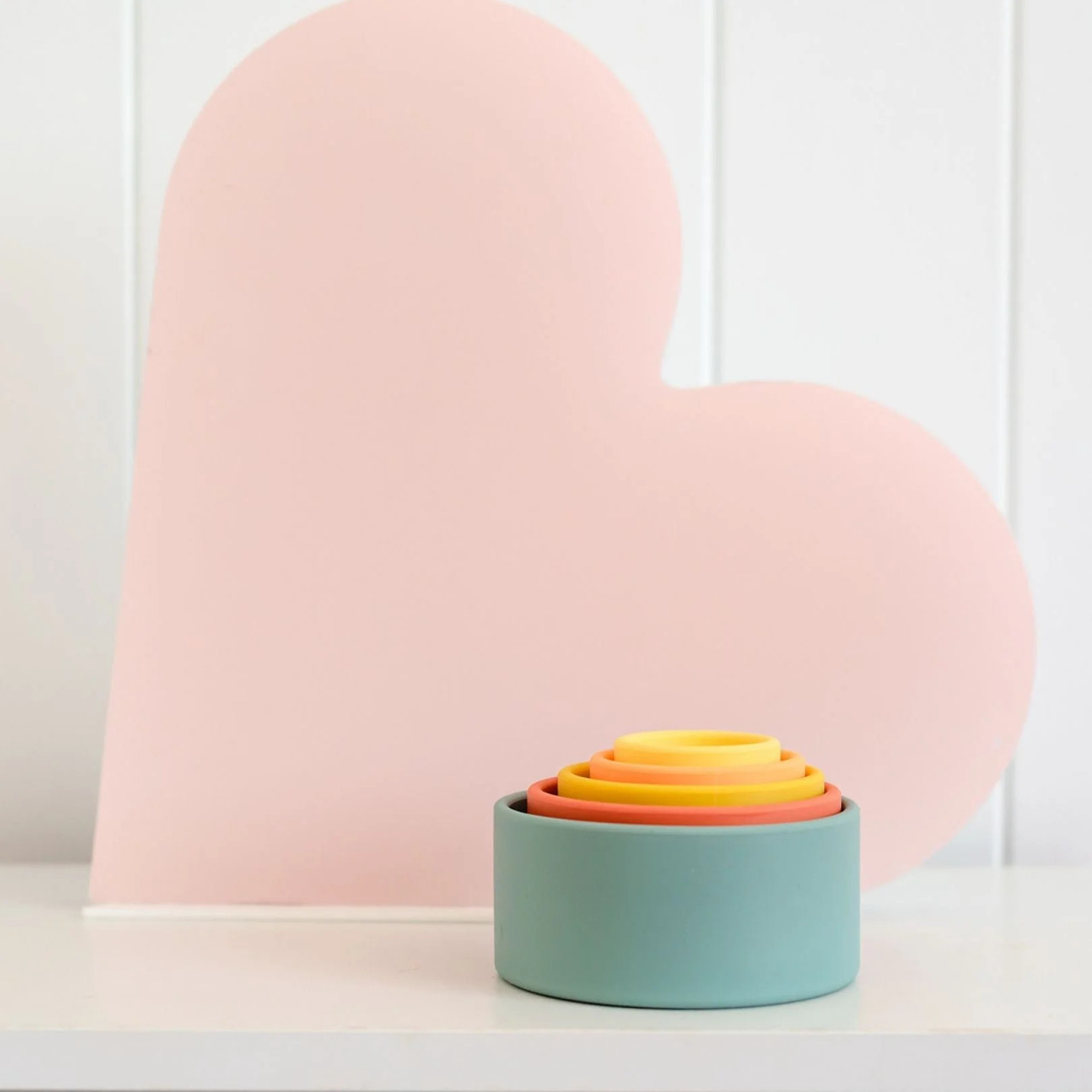 OB Designs Silicone Round Stacking Cups - Bubbalooz